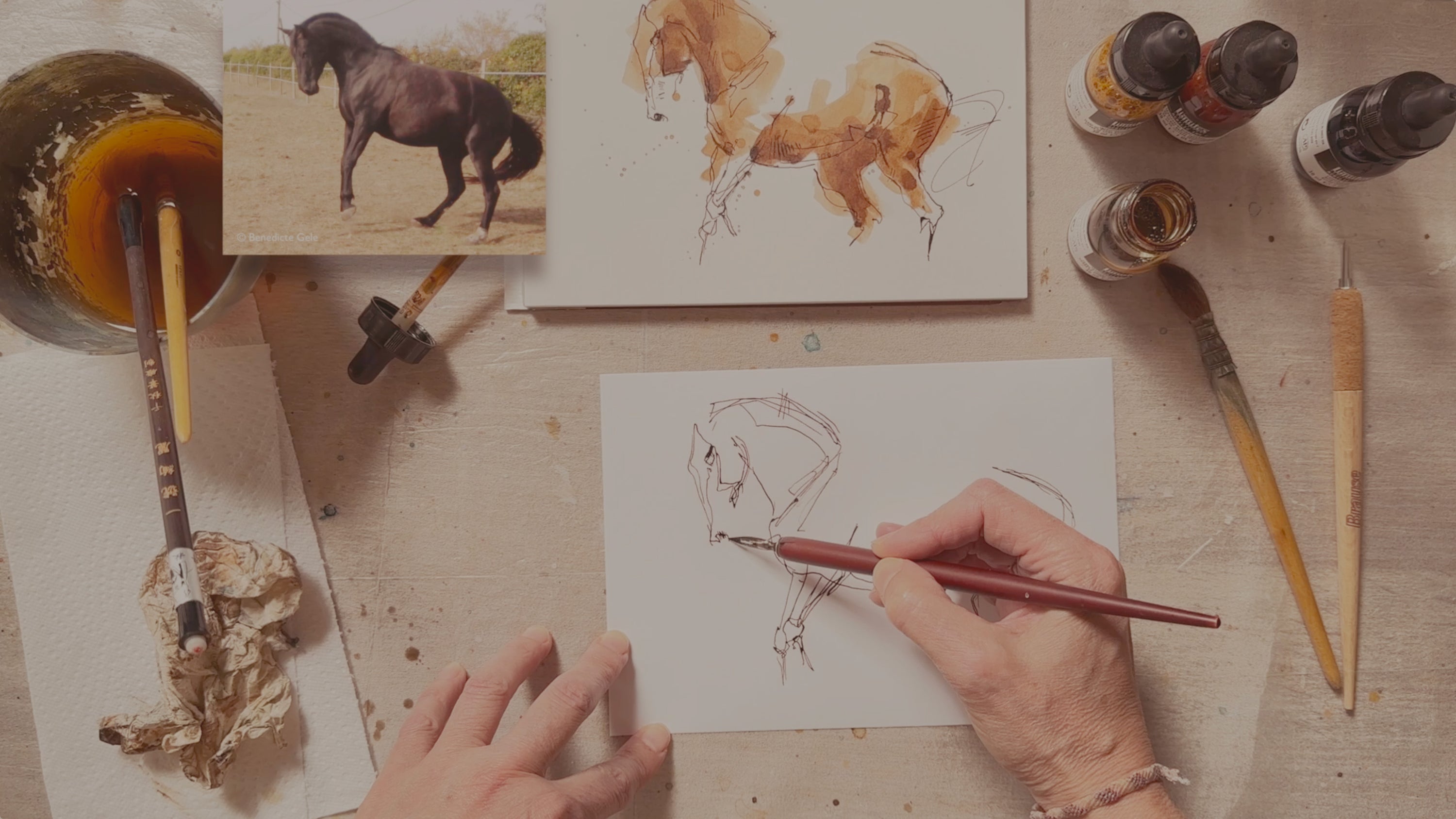 Bénédicte Gelé – Contemporary Equine Art Between Emotion and Presence ...